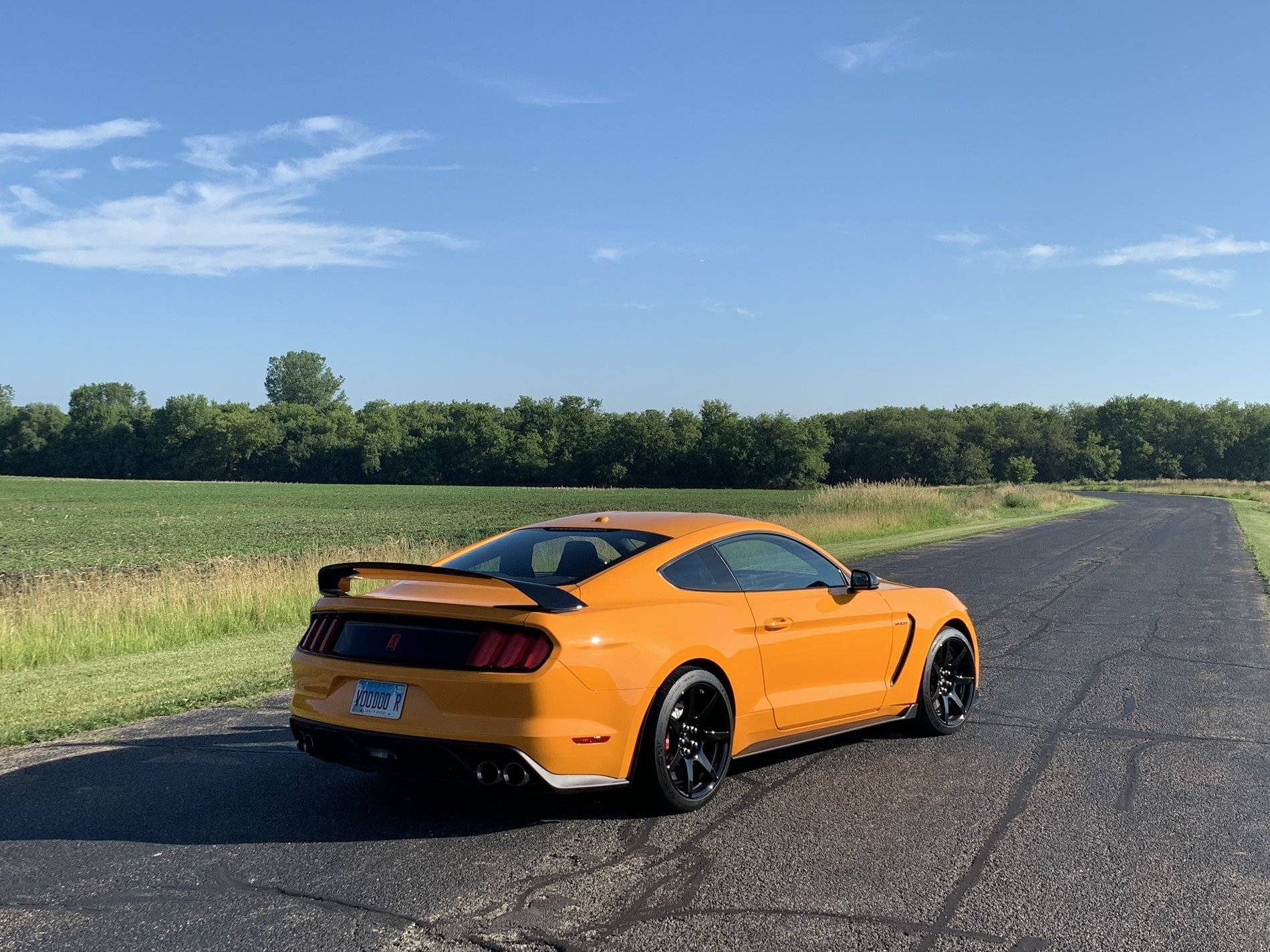 2019 Orange Fury Shelby GT350R Up For Auction On Saturday | 2015+ S550 ...