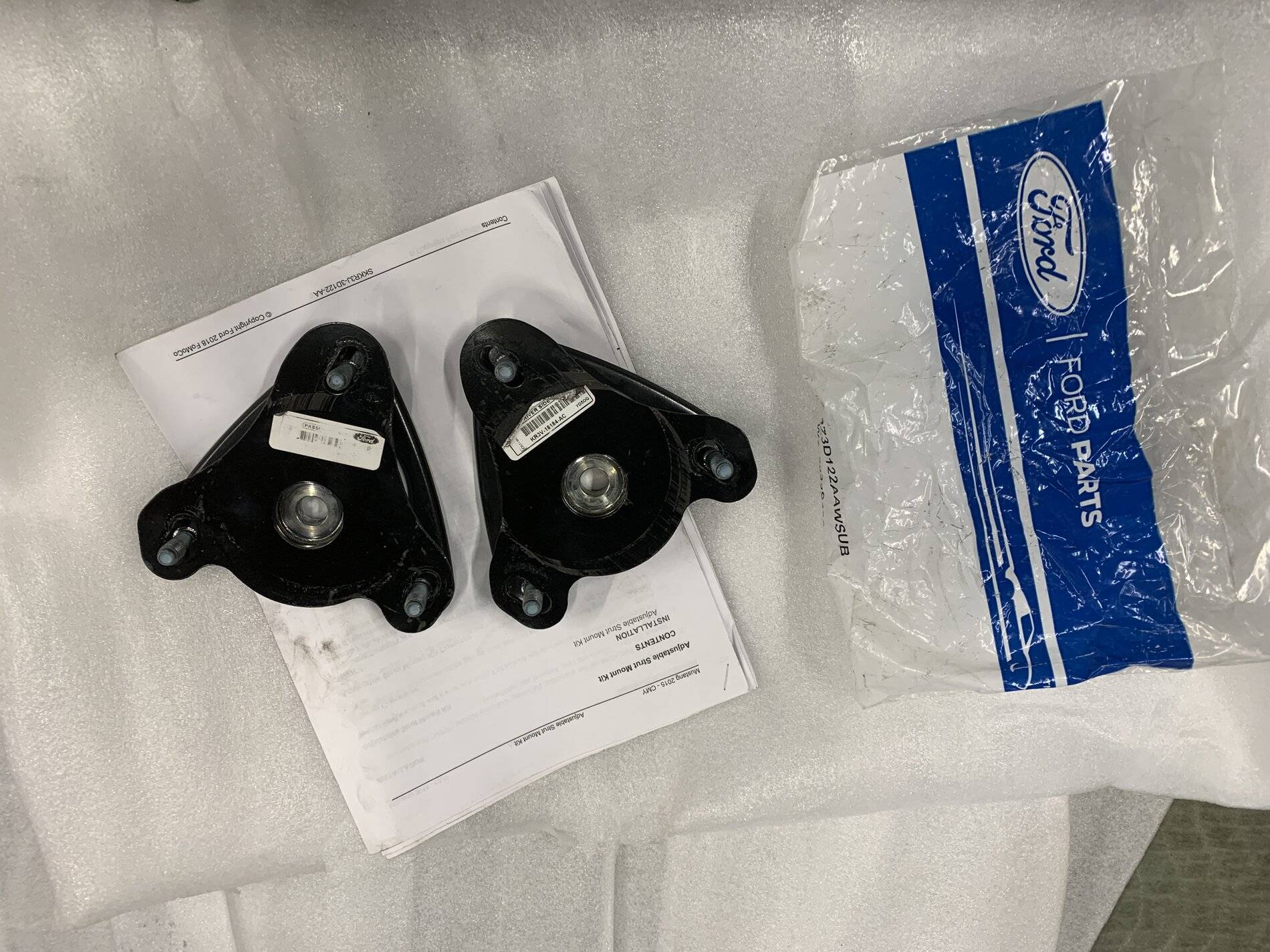 California - Ford Performance Camber Plates (aka adjustable strut ...