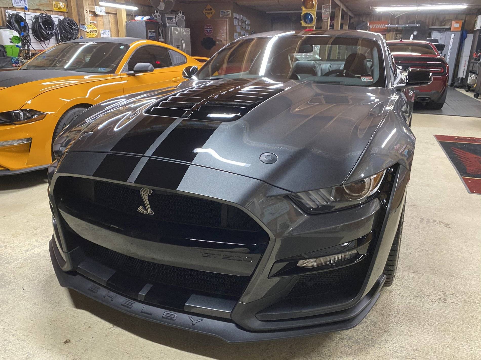 GT500 Magnetic Metallic - Black or Blue Stripes? | 2015+ S550 Mustang ...