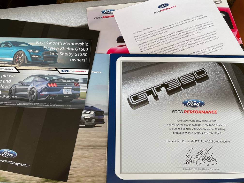 Owner's Kit | 2015+ S550 Mustang Forum (GT, EcoBoost, GT350, GT500 ...