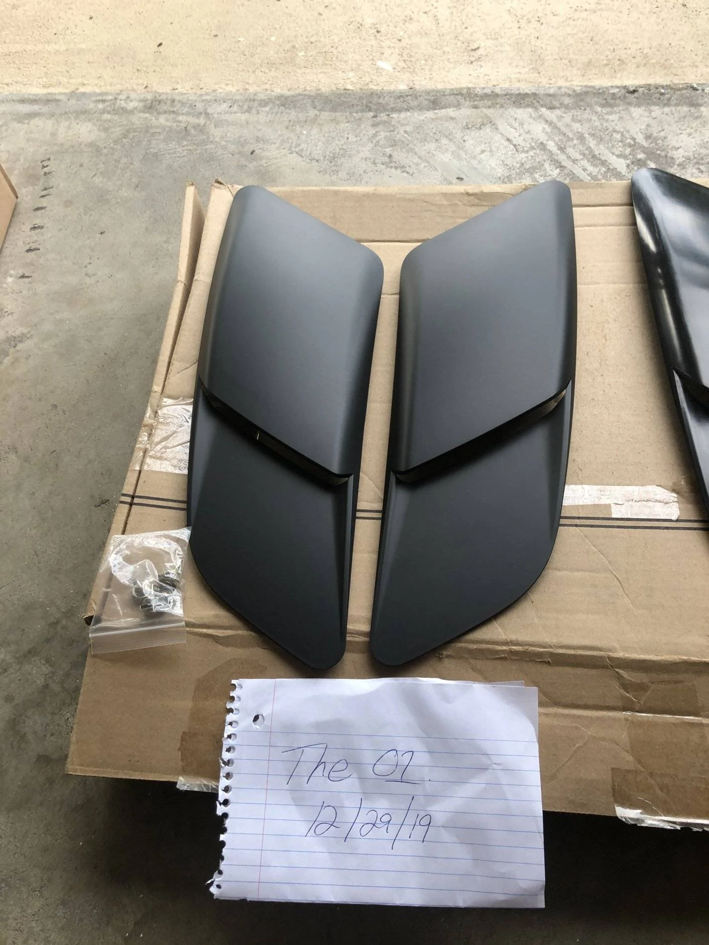 Florida - 2 pairs of MMD forward facing hood scoops | 2015+ S550 ...