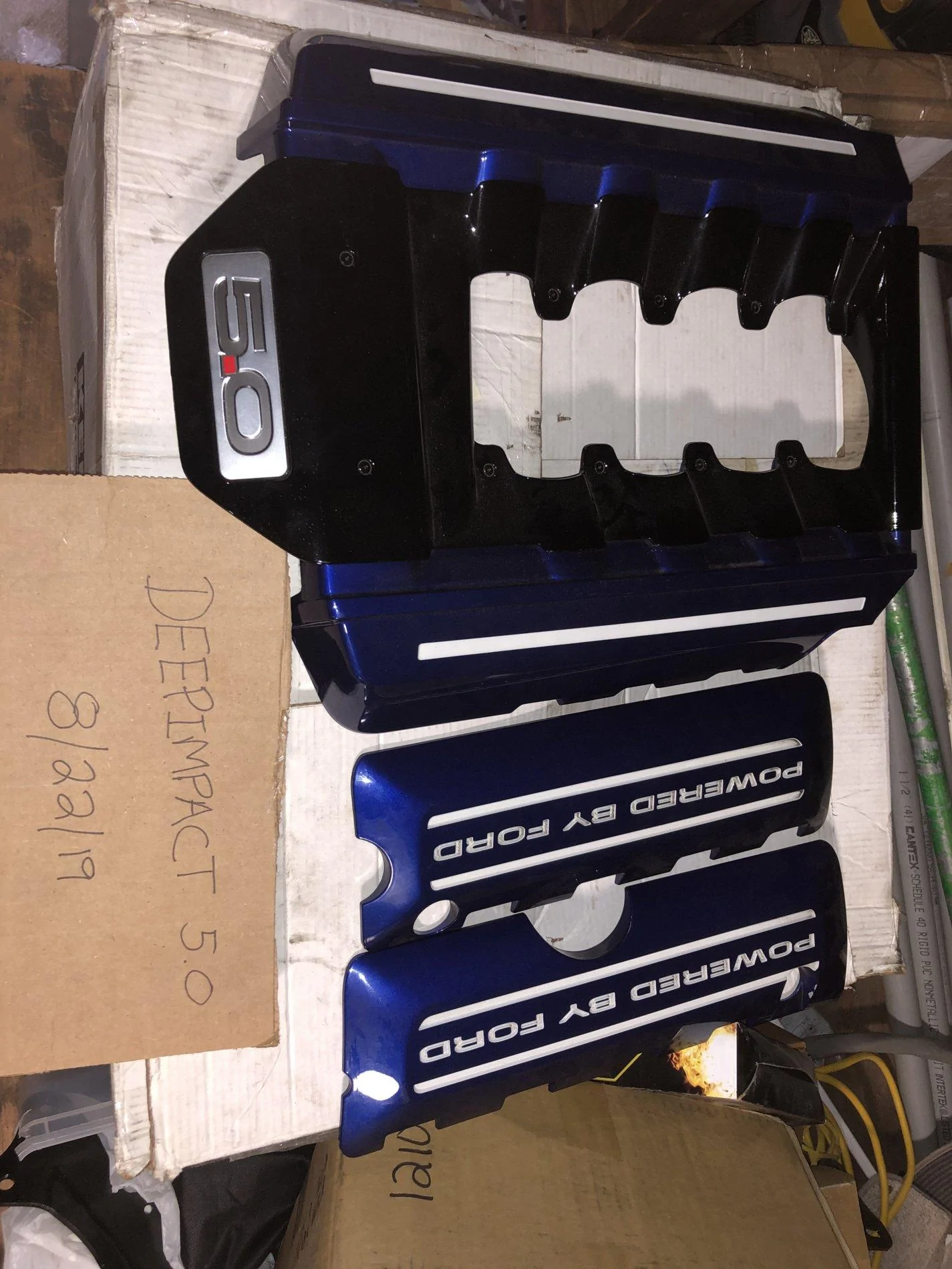 Connecticut - Deep Impact blue painted engine and coil covers | 2015 ...
