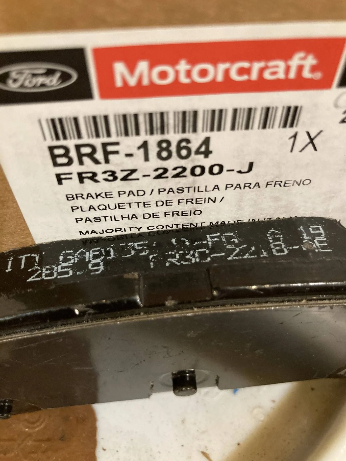 rear gt brake pads | 2015+ S550 Mustang Forum (GT, EcoBoost, GT350 ...