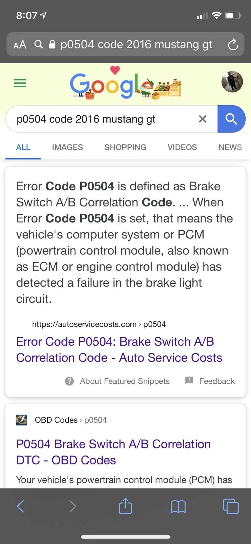 Brake Lights Error P0504 | 2015+ S550 Mustang Forum (GT, EcoBoost ...