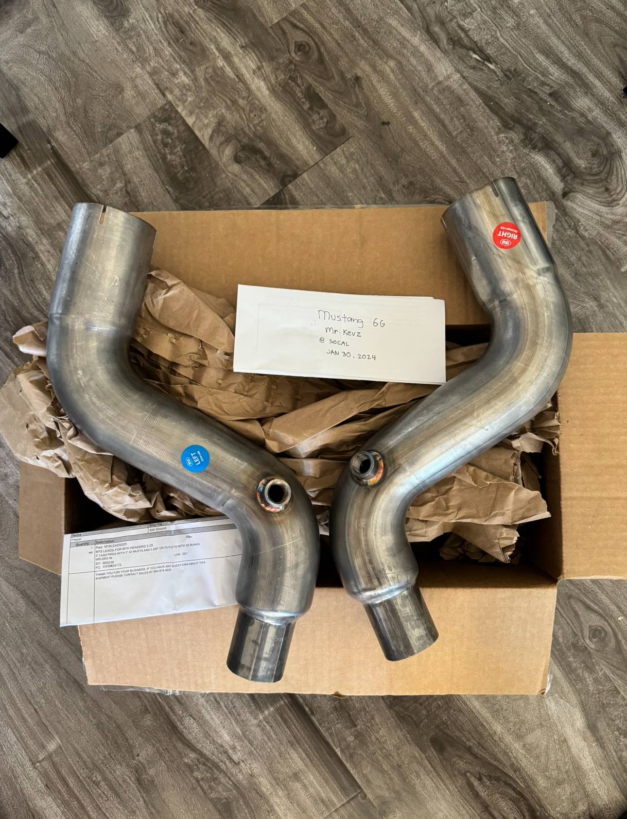 California - Stainless Works/Power header connectors | 2015+ S550 ...