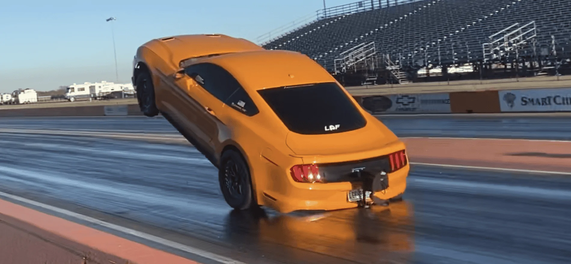 Well.. I did a huge wheelie with a 10r80 | 2015+ S550 Mustang Forum (GT ...