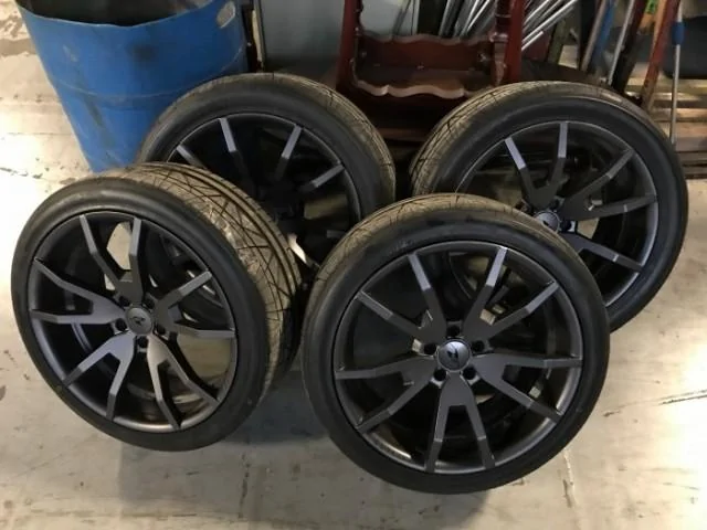 Brand New 20" Gunsmoke Outlaw Wheels/Nittos/TPMS | 2015+ S550 Mustang ...