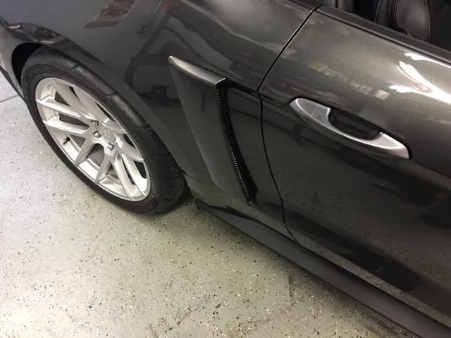 16 Magnetic S550 Roush spoiler and side scoops just installed | 2015 ...