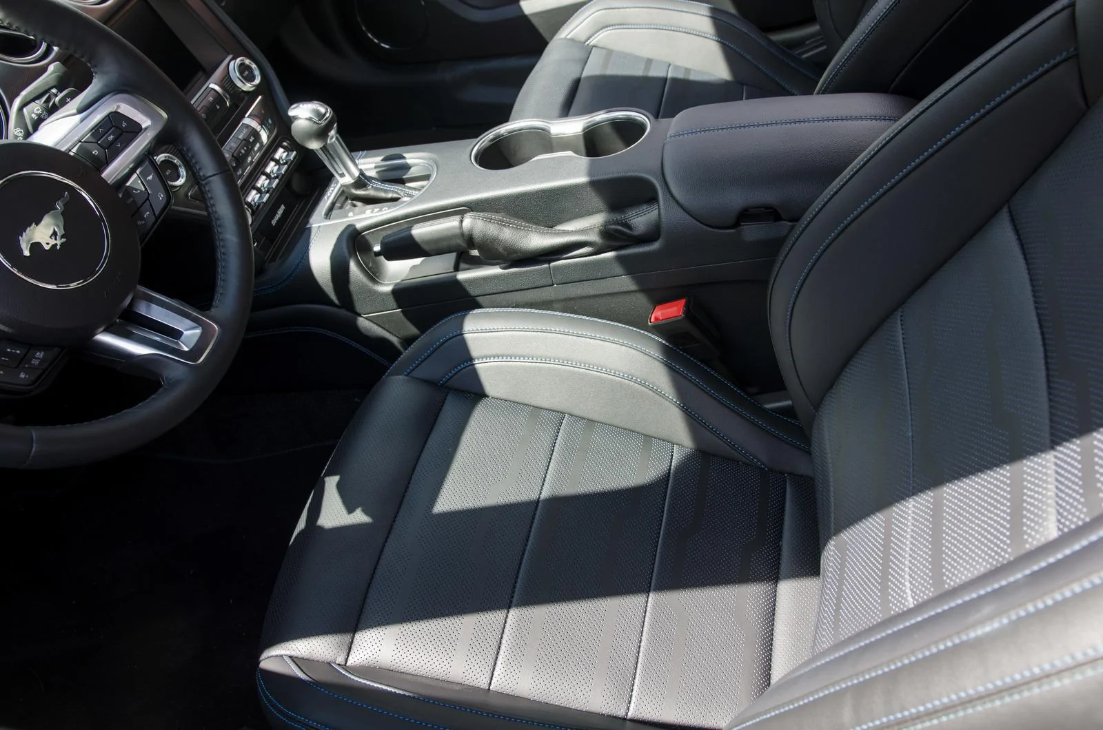 Grabbed Blue Interior Stitching | 2015+ S550 Mustang Forum (GT ...