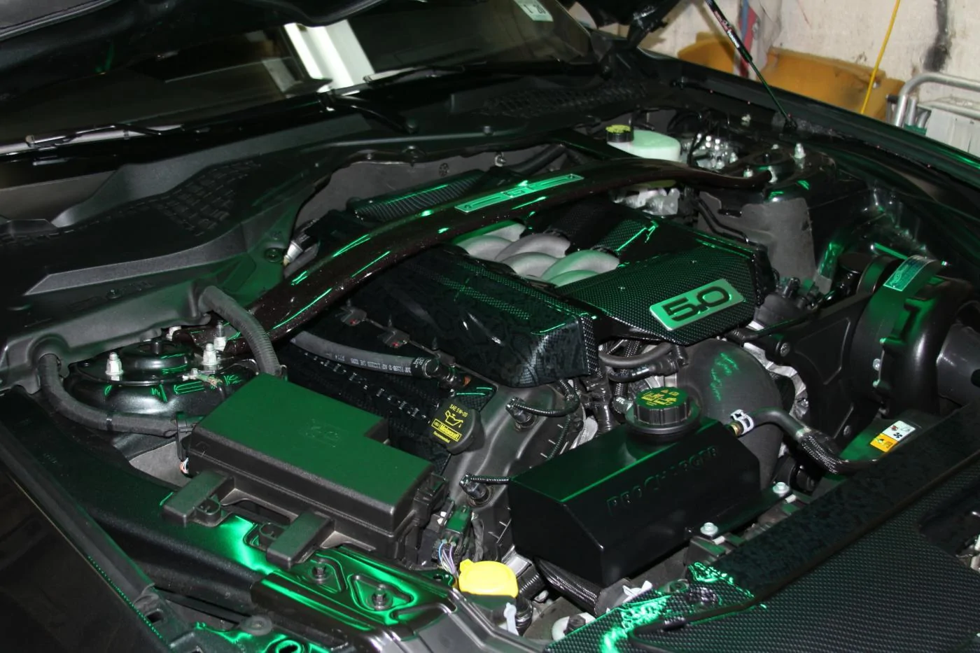 Hydrodipped engine covers | 2015+ S550 Mustang Forum (GT, EcoBoost ...