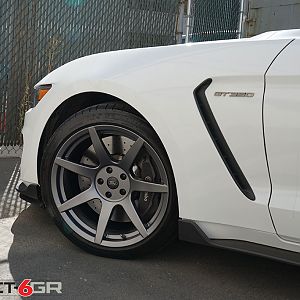 project 6gr wheels graphite white ford mustang s550 gt350 12 ...