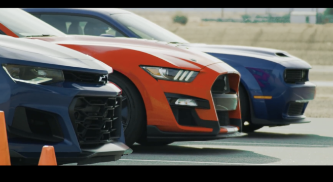 Drag Race Showdown: 2020 GT500 vs Challenger Hellcat Redeye vs Camaro ZL1! | 2015+ Mustang Forum ...