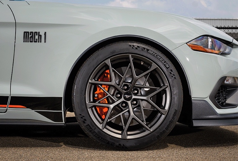 Infographic: 2021 Mach 1 Handling Package Wheels Combine Performance ...