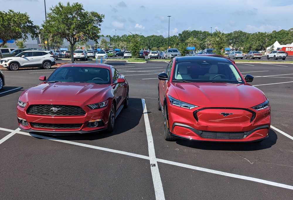 Couldn't Resist, lol..side by side comparison -- Mustang EcoBoost vs ...